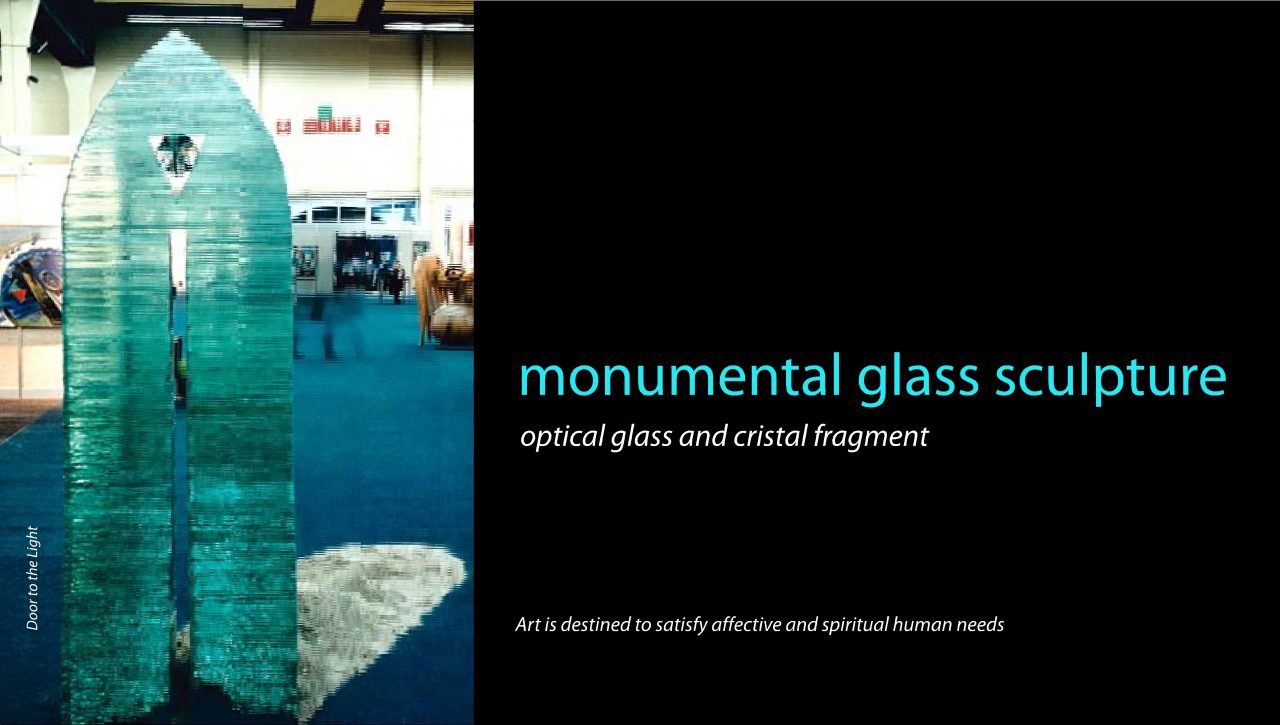 Categories : Monumental glass sculpture : Ghildus